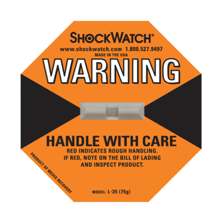 Shockwatch Labels impact indicators