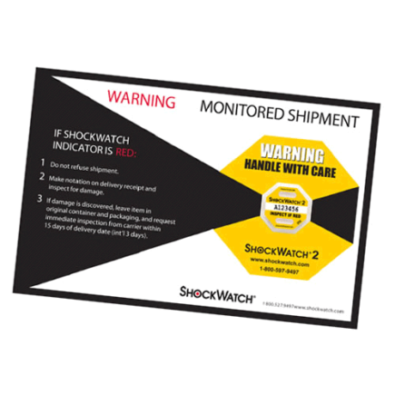 Shockwatch 2 impact indicators