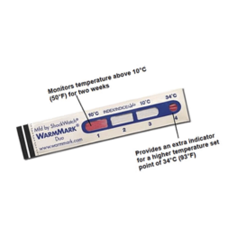 WarmMark Duo temperature indicators - monitor temperature