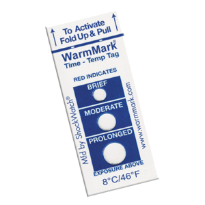 WarmMark Duo temperature indicators - monitor temperature