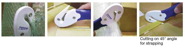 Diplomat Film Slitter with Rotary Blade