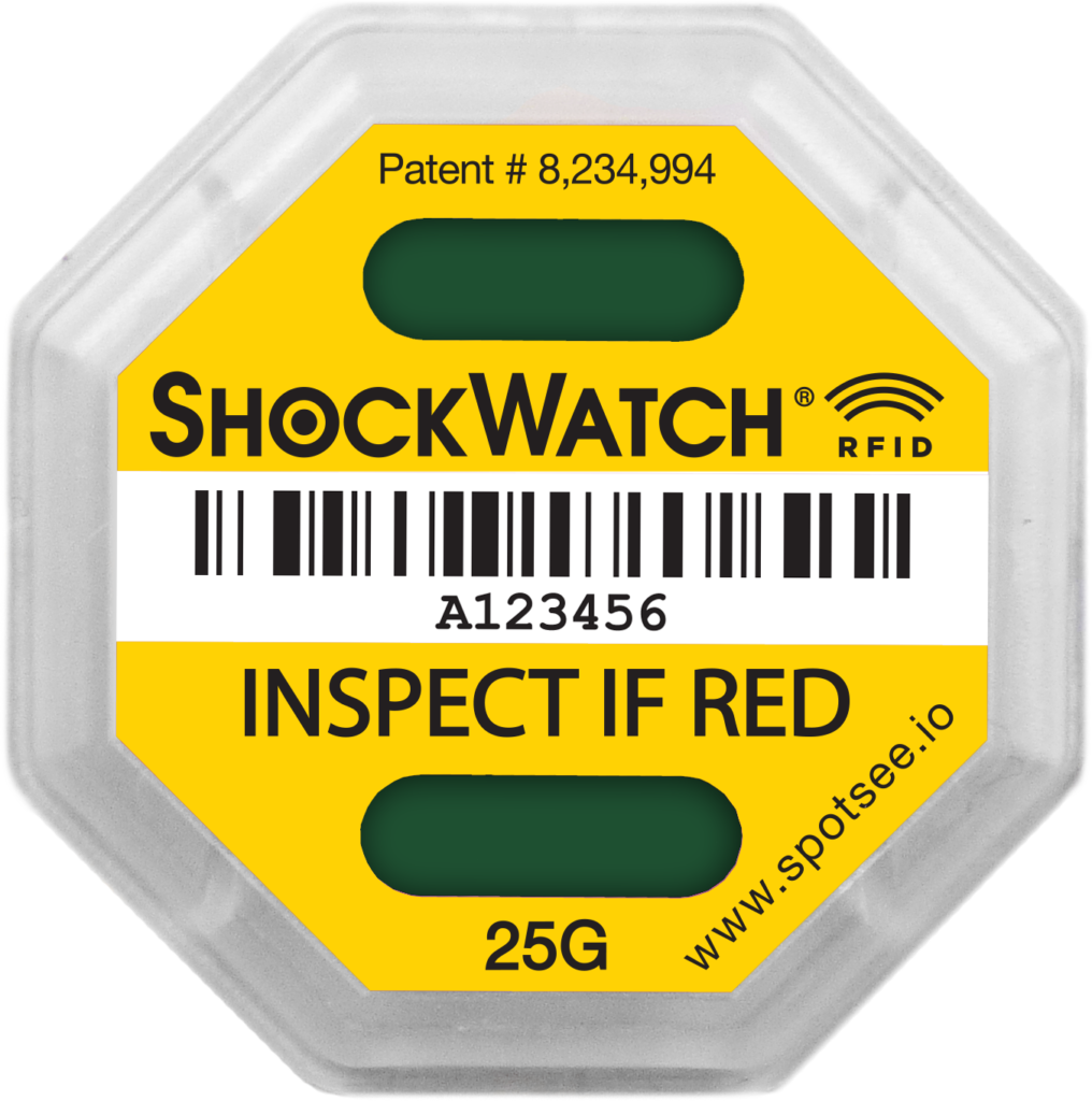 ShockWatch RFID - track and indicate when unacceptable handling occurs