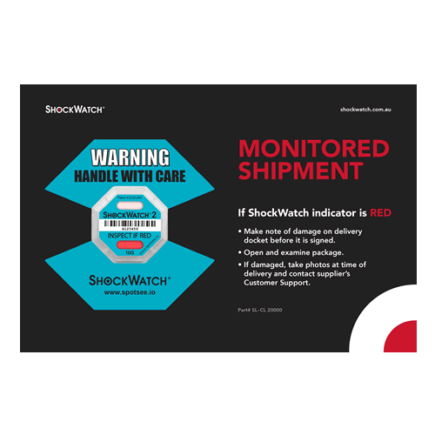 Shockwatch 2 impact indicators