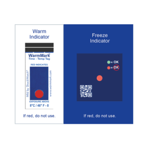 WarmMark Temperature Indicators - Monitor Temperature Excursions