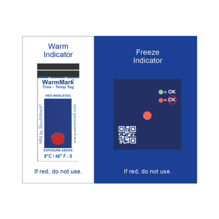 WarmMark Temperature Indicators - Monitor Temperature Excursions