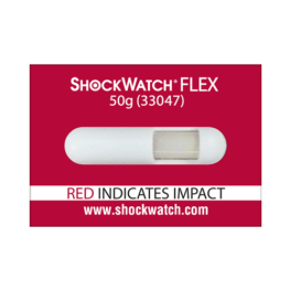 Shockwatch Flex impact indicator - monitor product mishandling