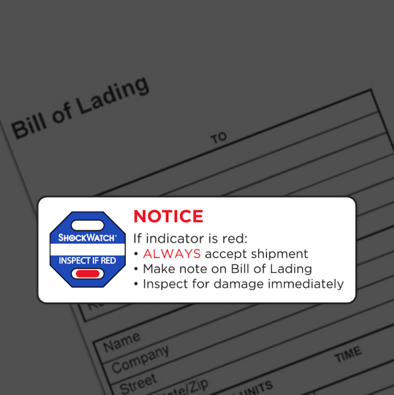 Shockwatch 2 impact indicators