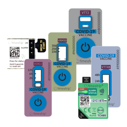 Timestrip Temperature Monitoring for COVID-19 Vaccines | Shockwatch